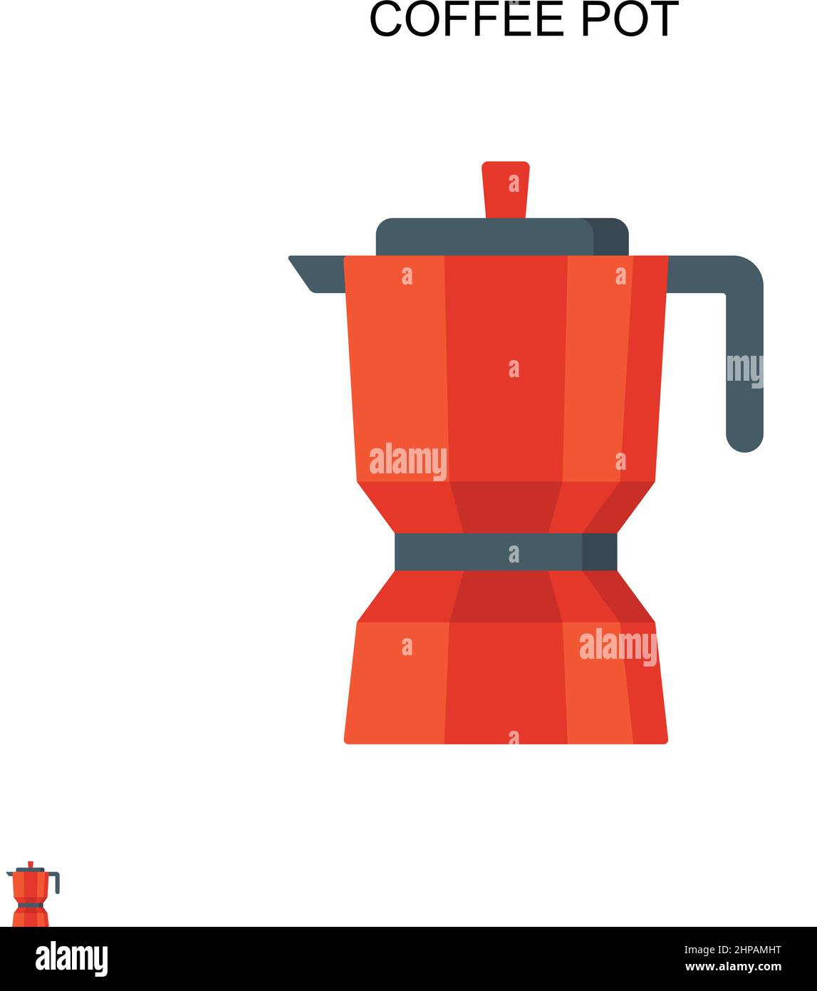 Simple Coffee Maker Cartoon