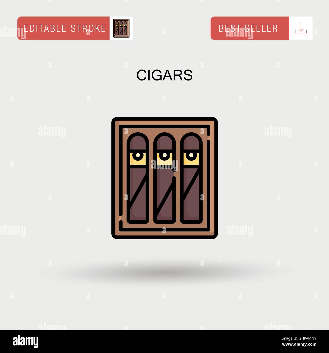 Cigar band Stock Vector Images - Alamy