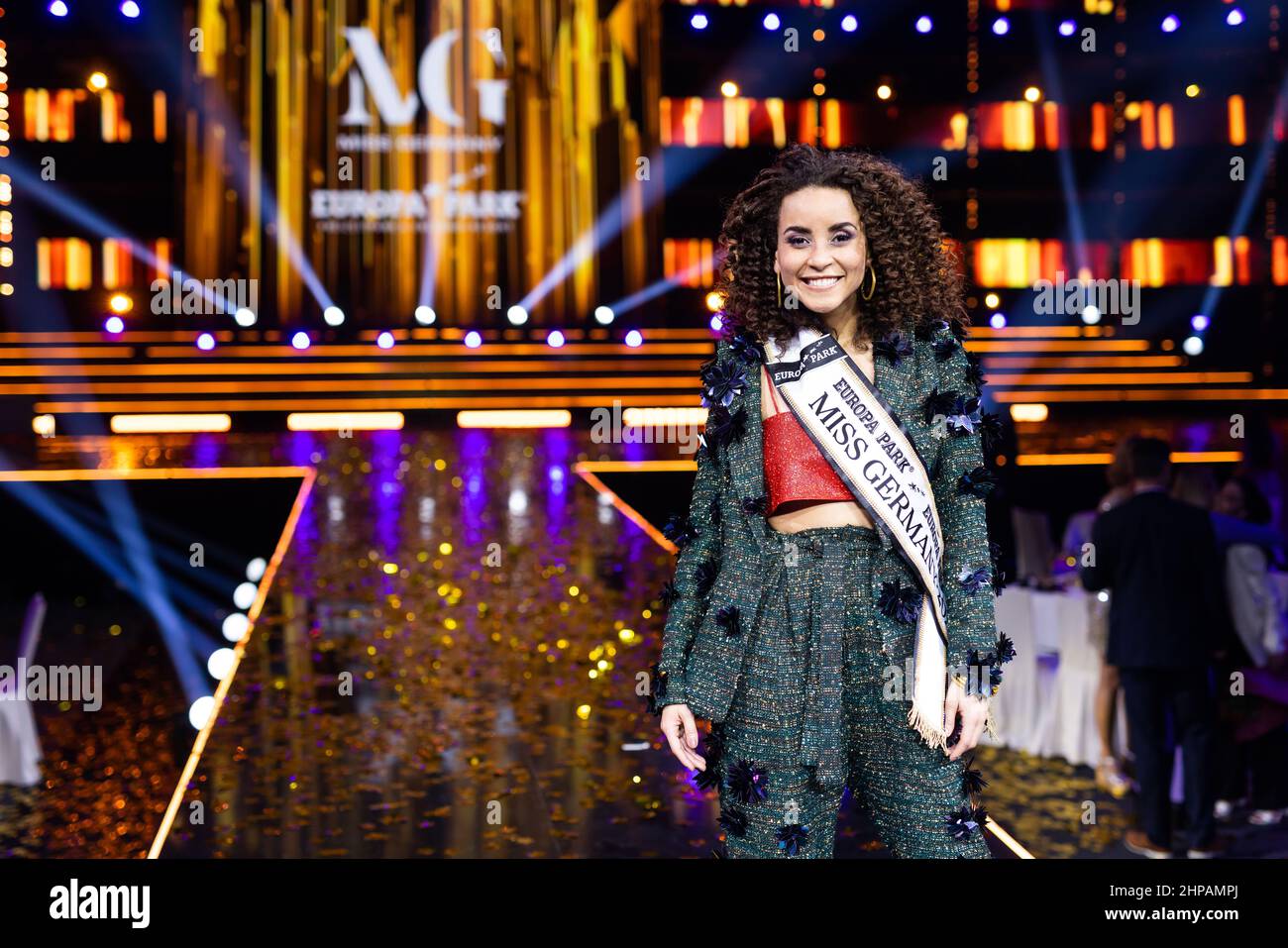 Rust, Germany. 19th Feb, 2022. The new "Miss Germany" Domitila Barros ...