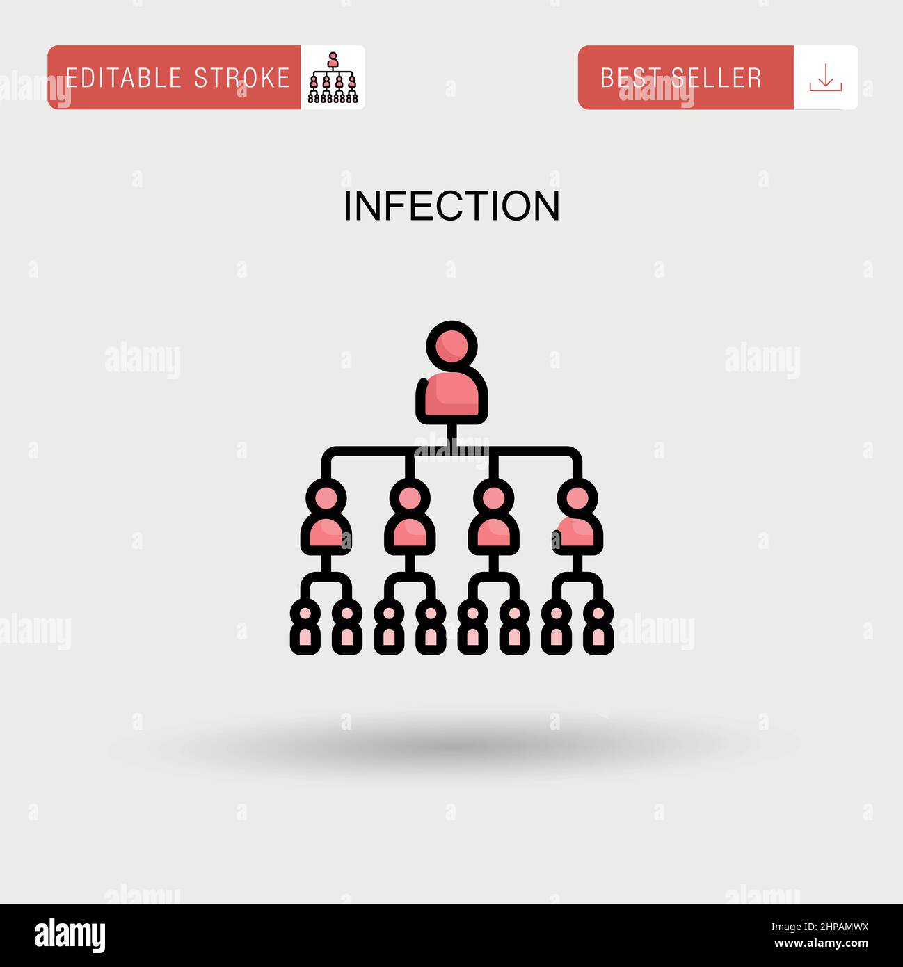 Outbreak of infection Stock Vector Images - Alamy