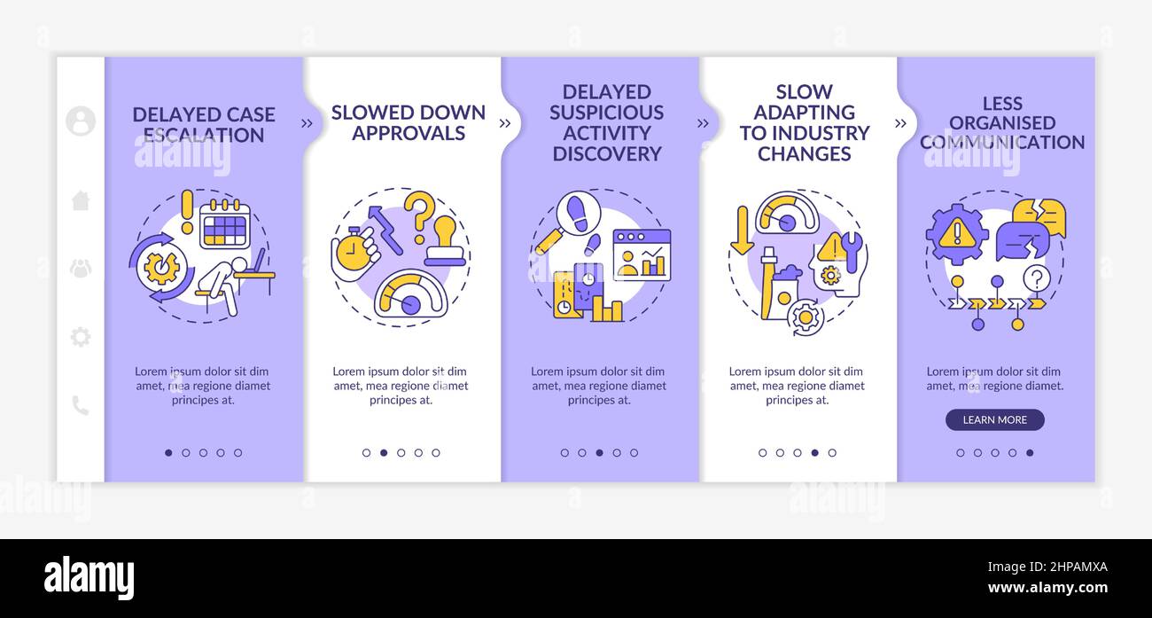 Business process automation challenges purple and white onboarding ...