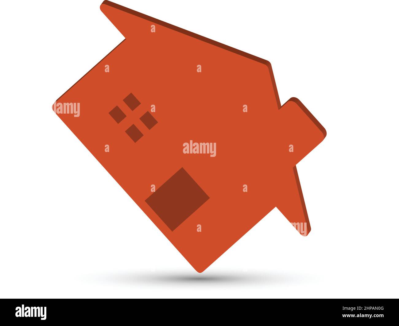 House symbol vector on white background Stock Vector Image & Art - Alamy