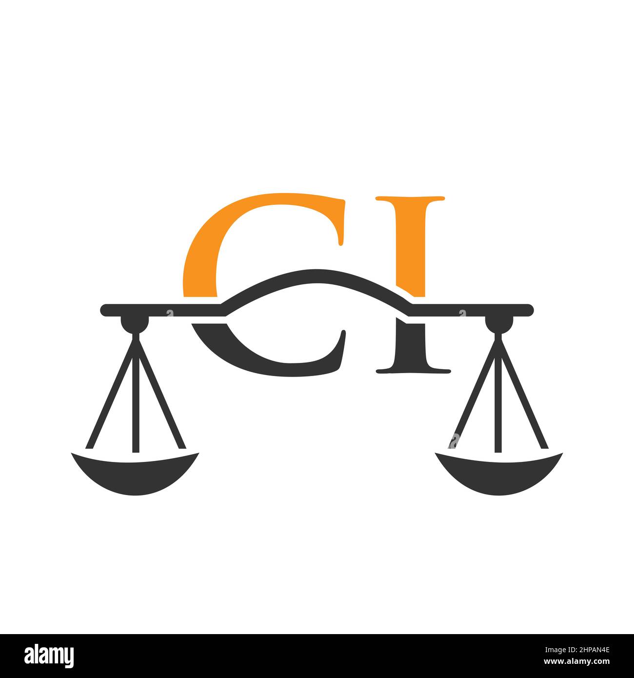 Law Firm Letter CI Logo Design. Lawyer, Justice, Law Attorney, Legal ...