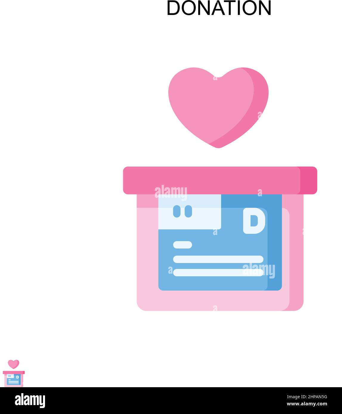 Food donation icon hi-res stock photography and images - Alamy