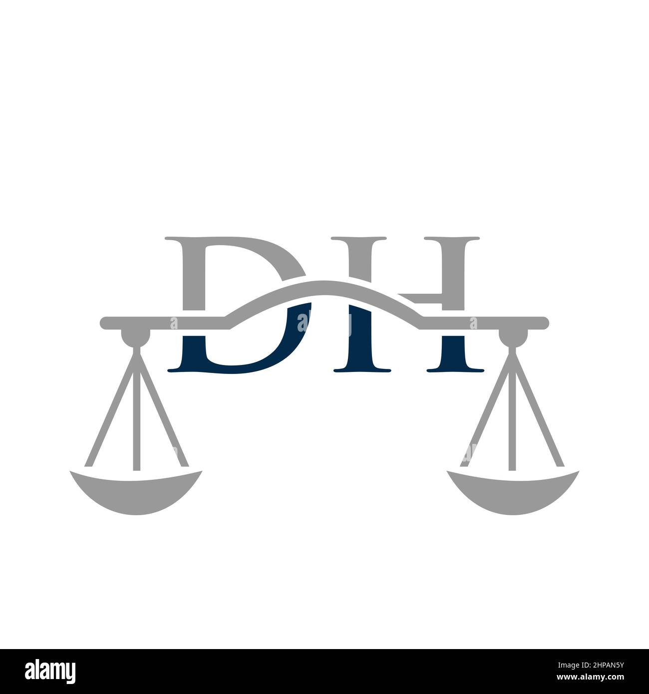 Letter dh logo hi-res stock photography and images - Alamy
