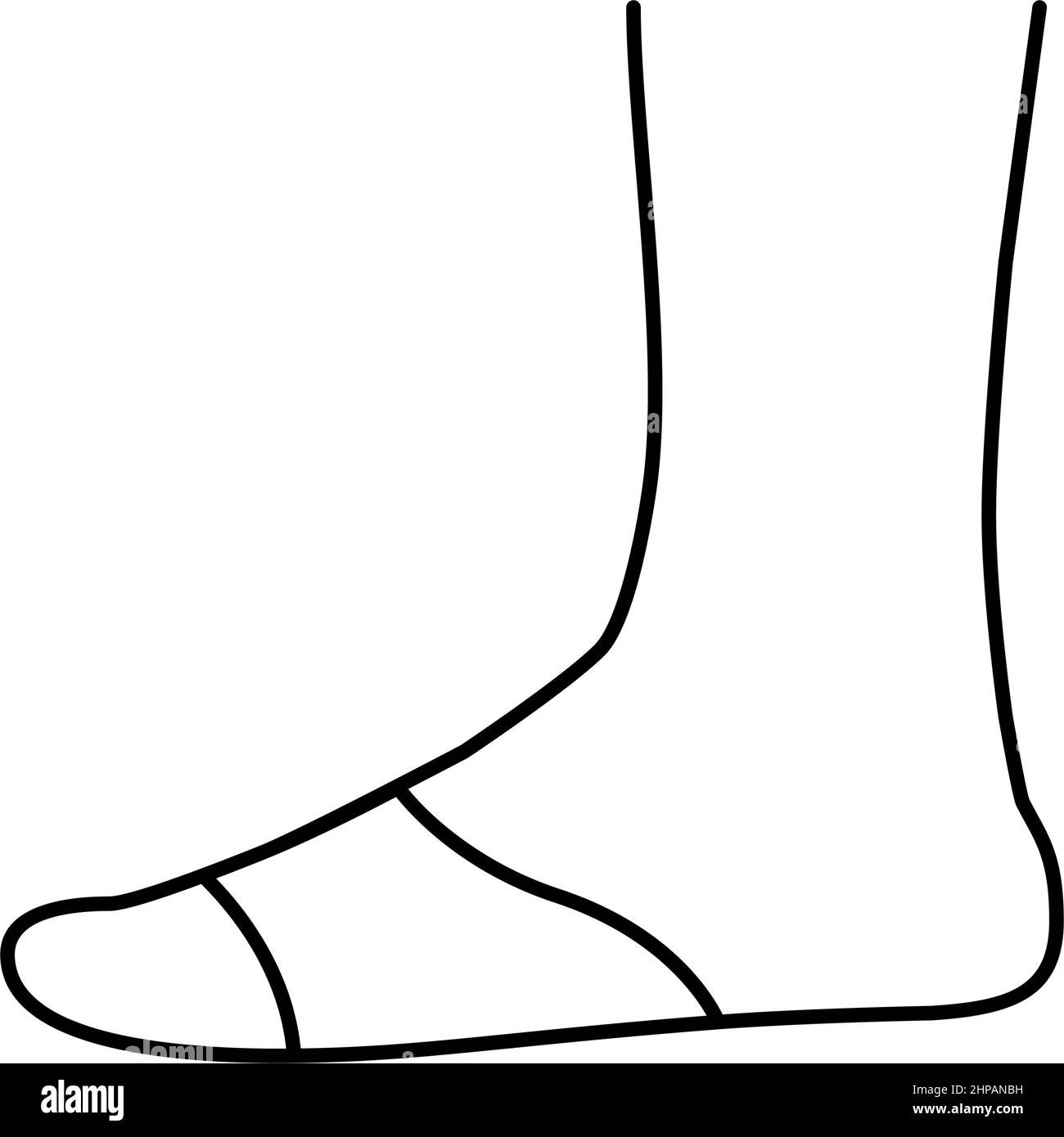 Toe socks Black and White Stock Photos & Images - Alamy