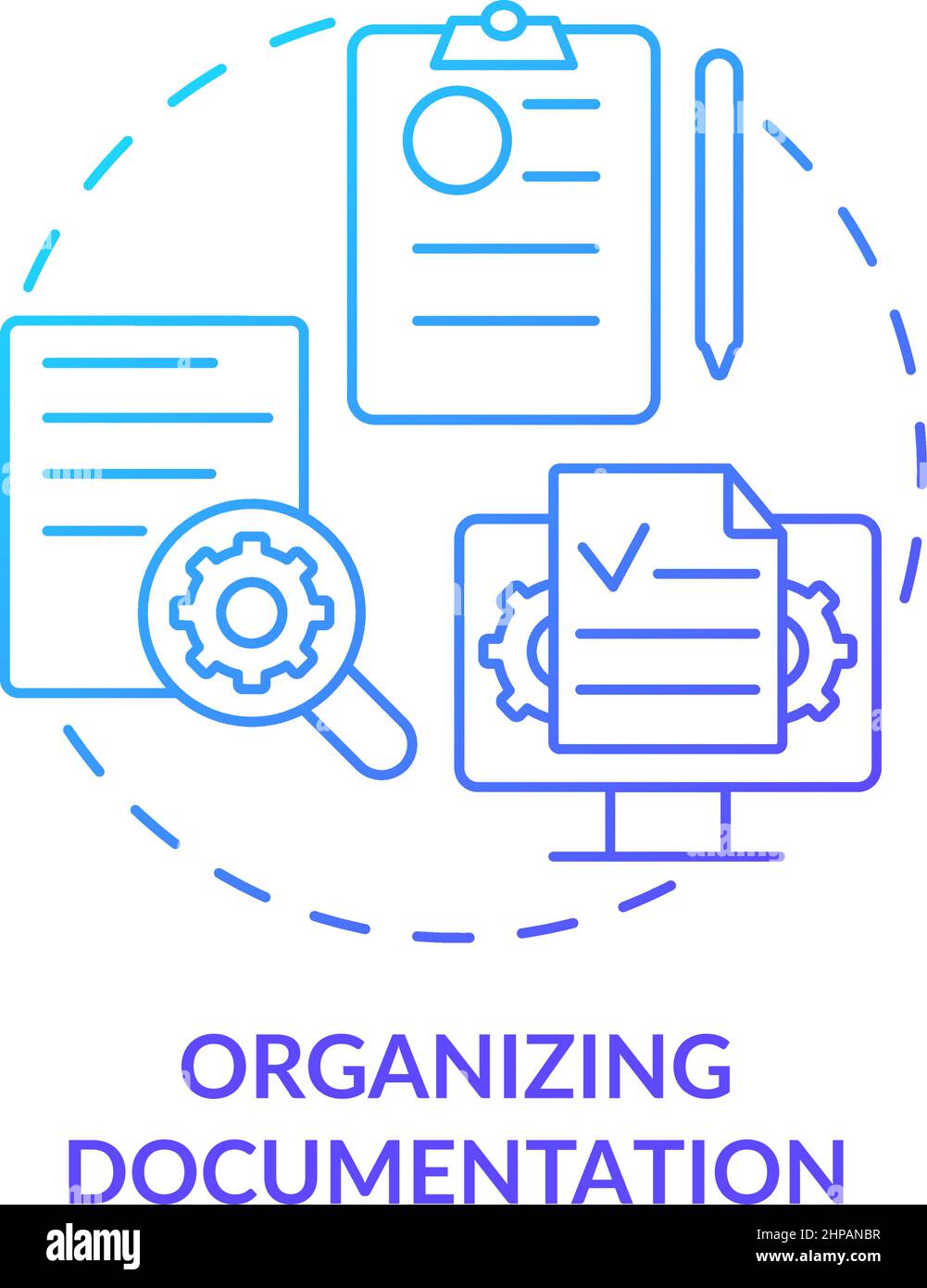 Software documentation automation Stock Vector Images - Alamy