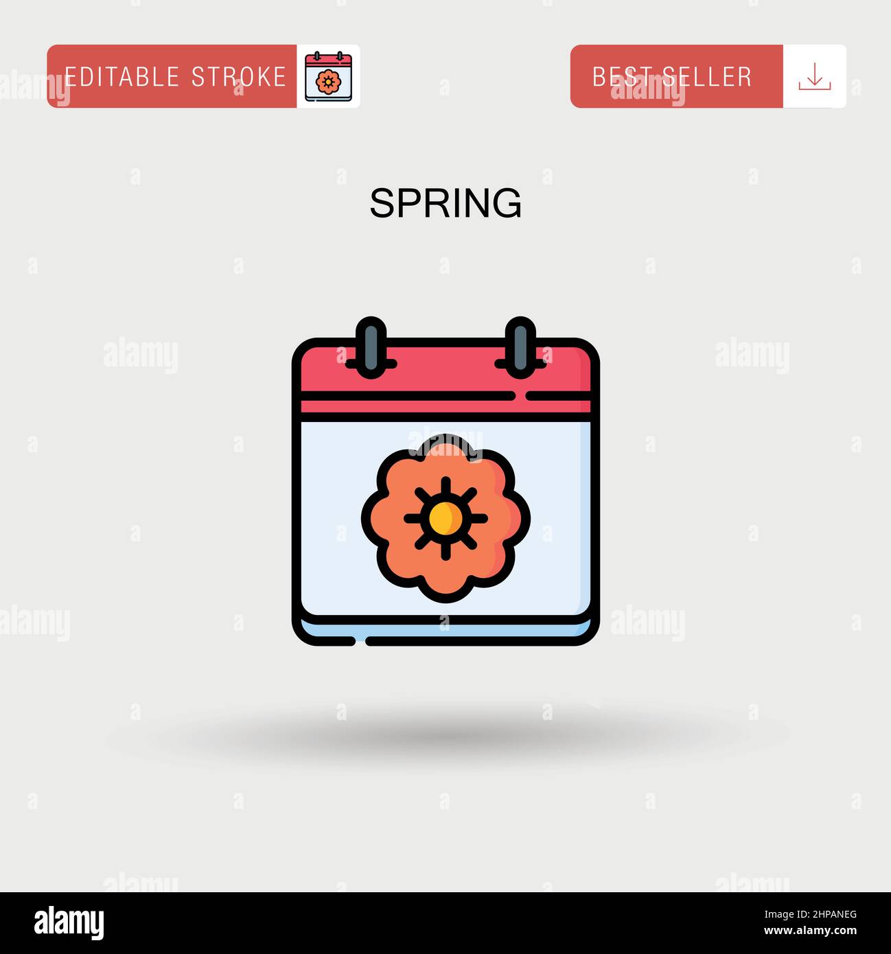 Plant season springtime tree Stock Vector Images - Alamy