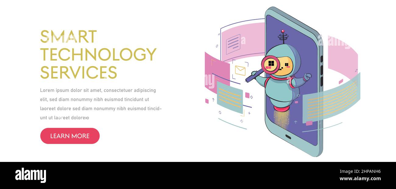 virtual assistant robot website or mobile applications. Artificial ...