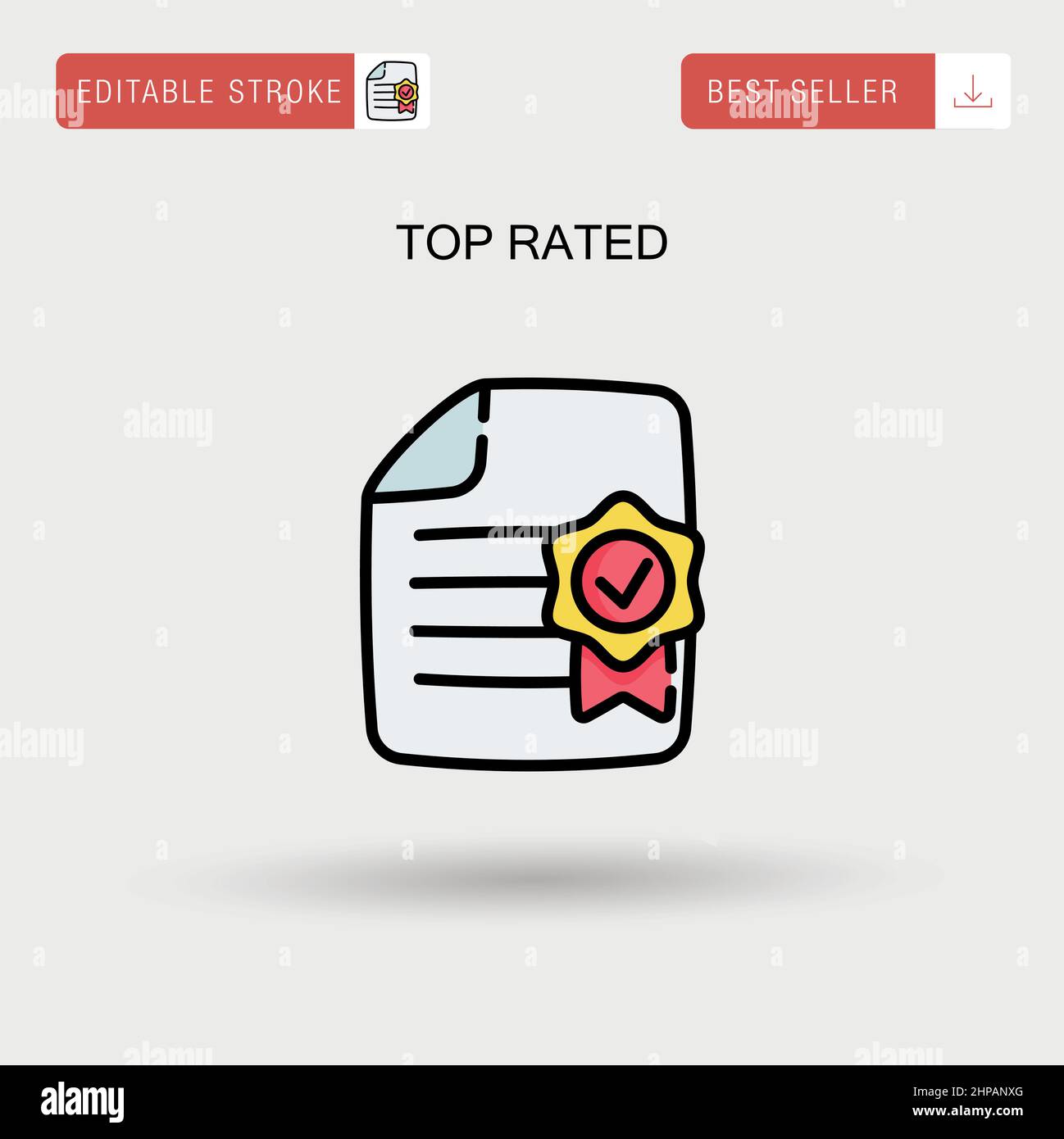 Top review icon simple hi-res stock photography and images - Alamy