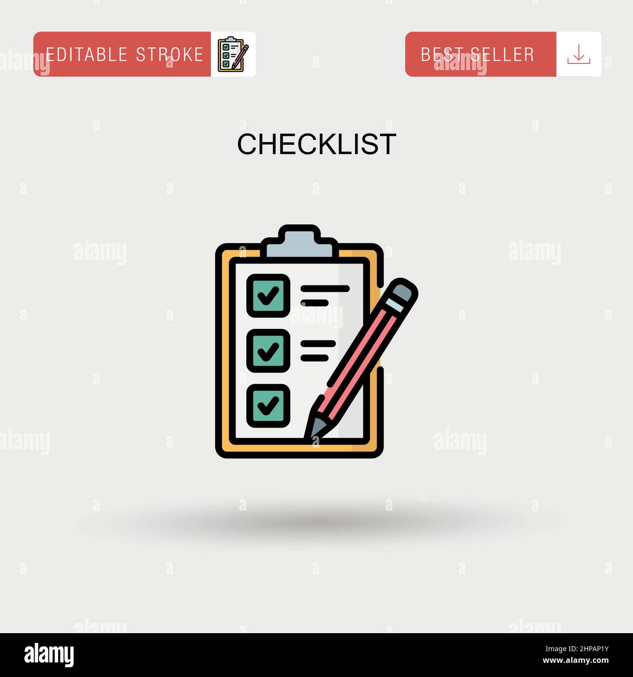 Research list icon simple Stock Vector Images - Alamy
