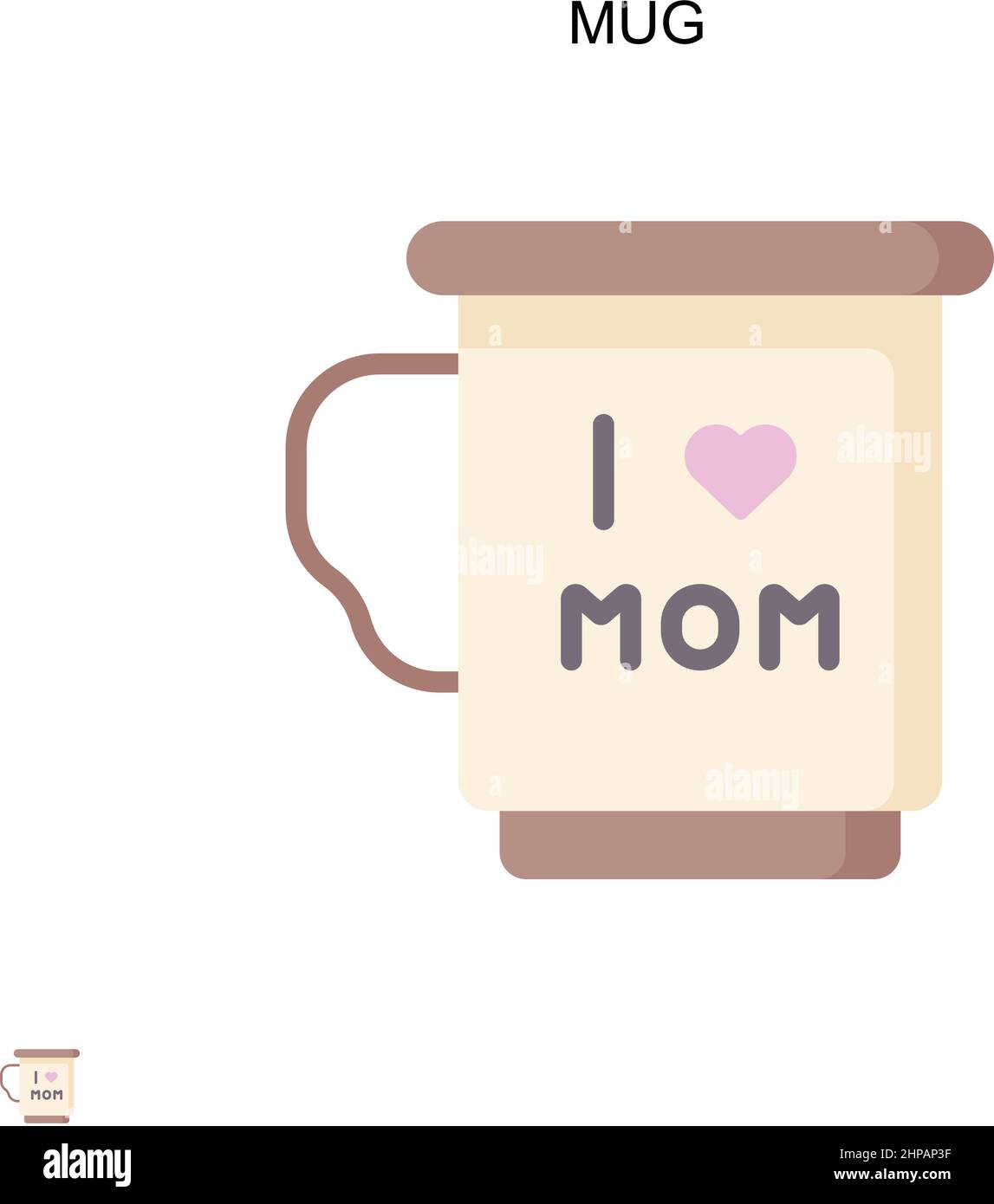 Mug blank template Stock Vector Images - Alamy