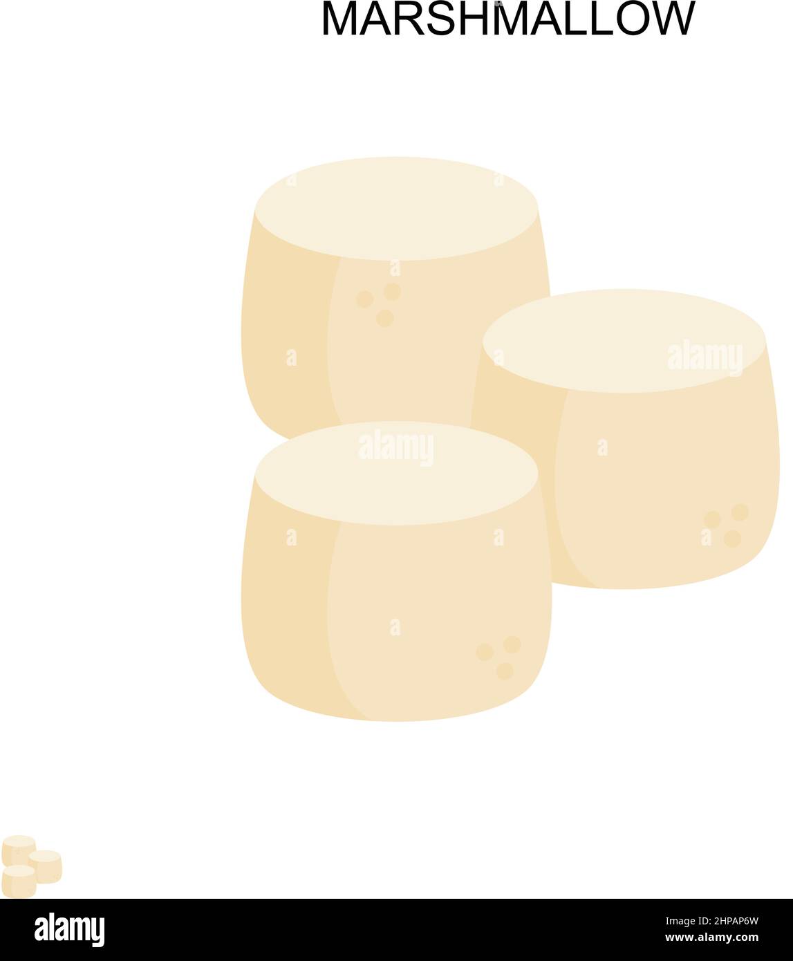 Marshmallow Template Christmas And New Year Winter Sale Card For