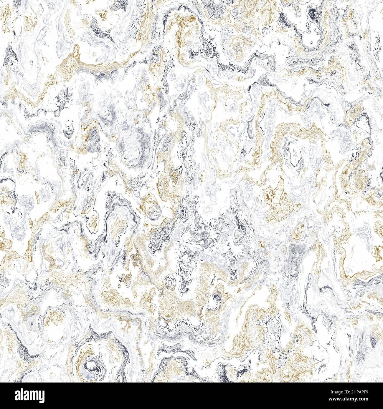 White tonal marbled seamless texture. Irregular pale ink blotch paint ...