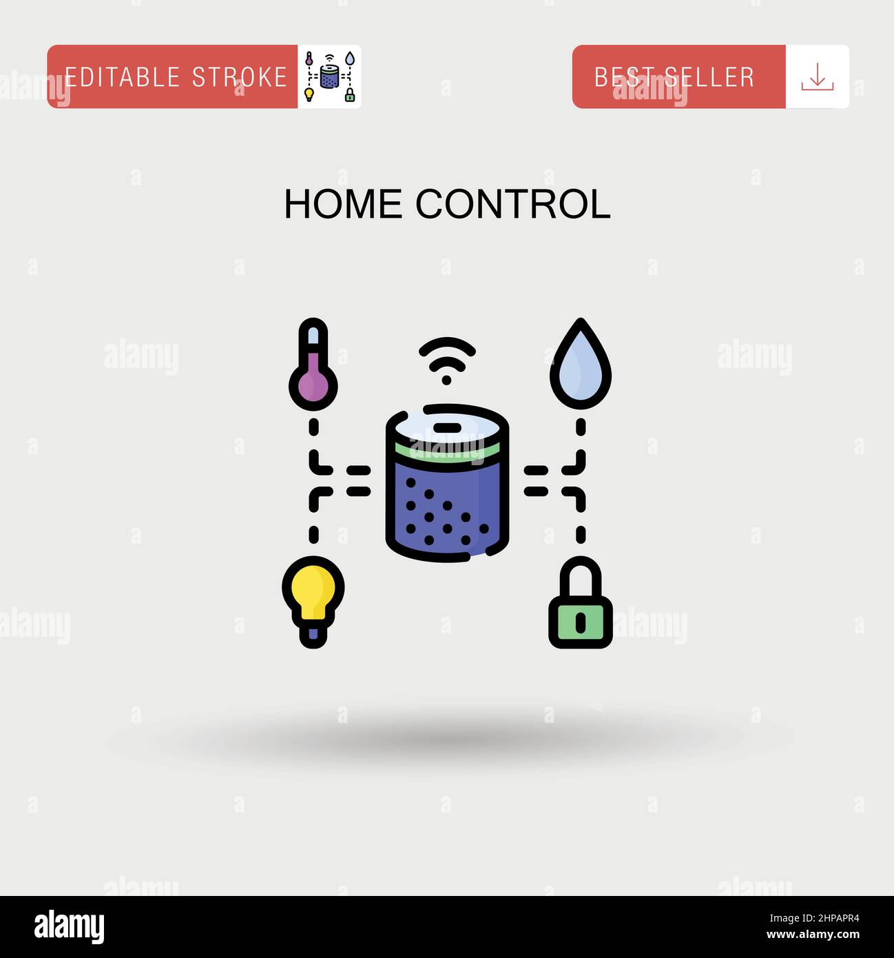 Tablet smart home app Stock Vector Images - Alamy