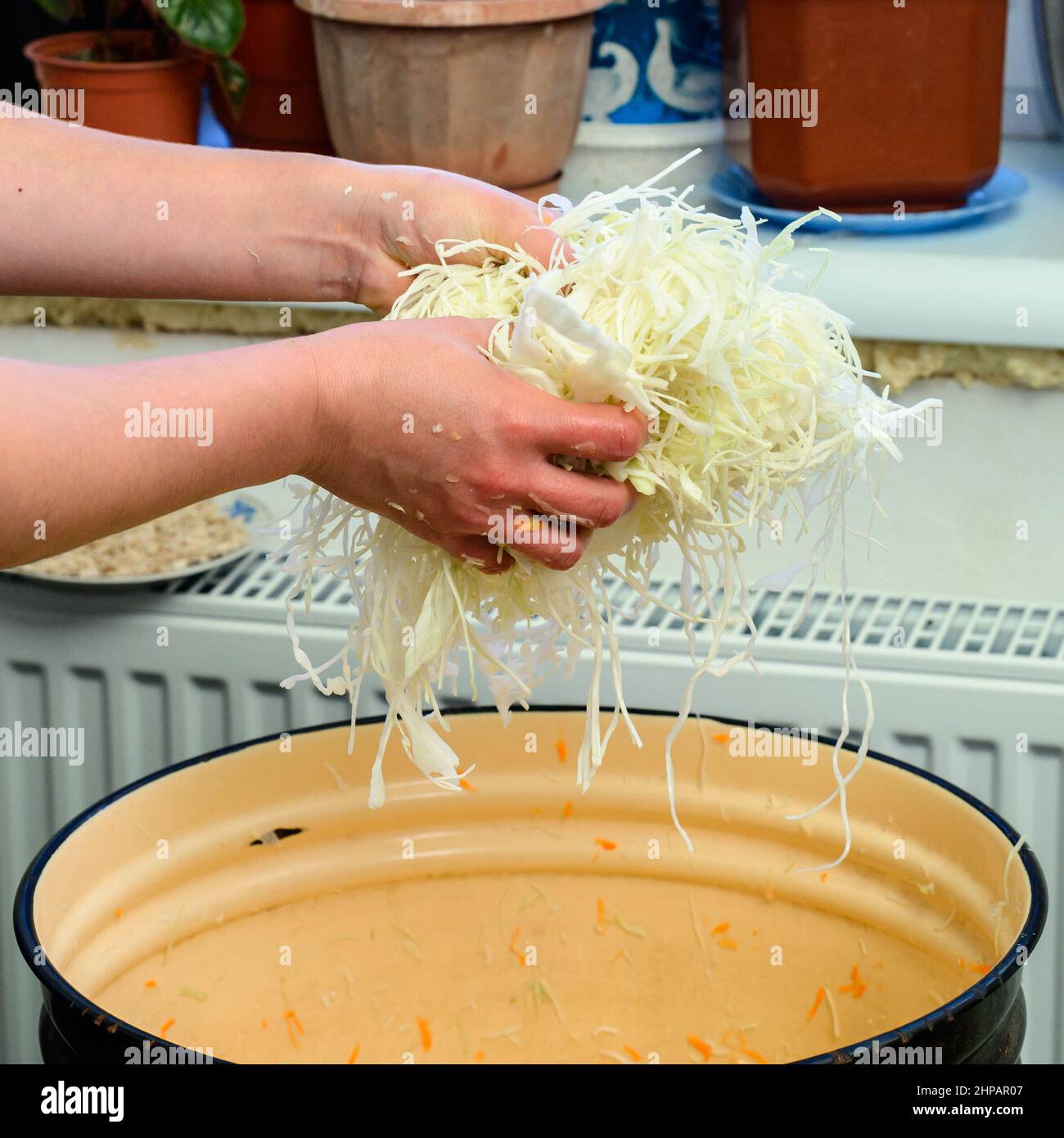 Chopped vegetable production hi-res stock photography and images - Alamy