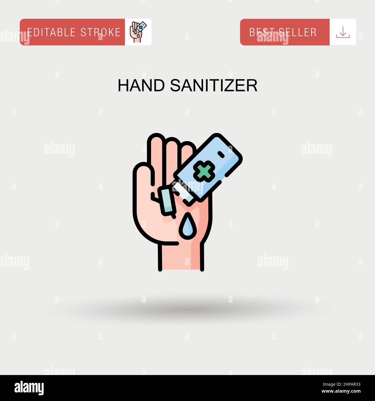 Hand sanitizer Stock Vector Images - Alamy