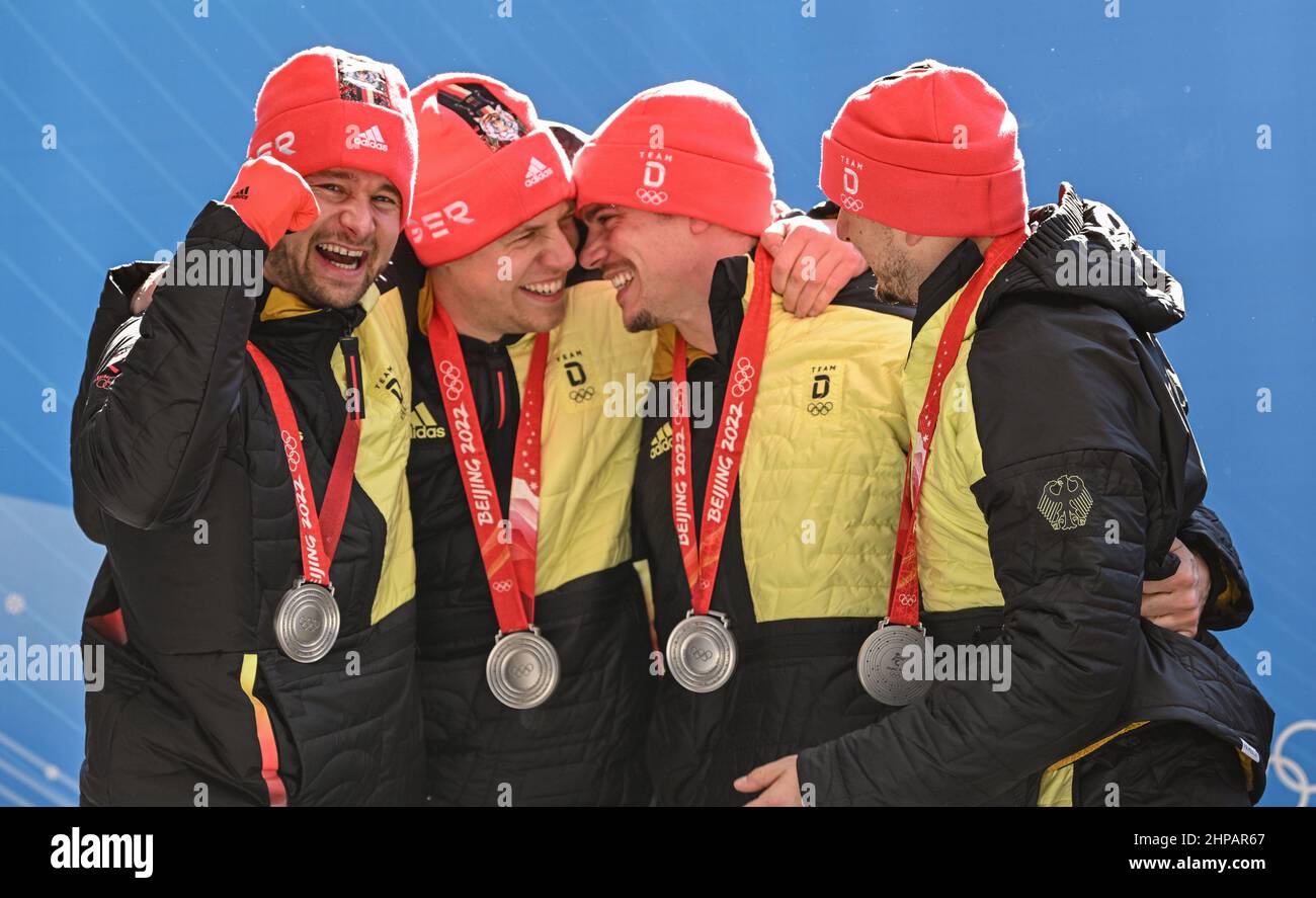 Beijing, China. 20th Feb, 2022. Johannes Lochner/Florian Bauer ...