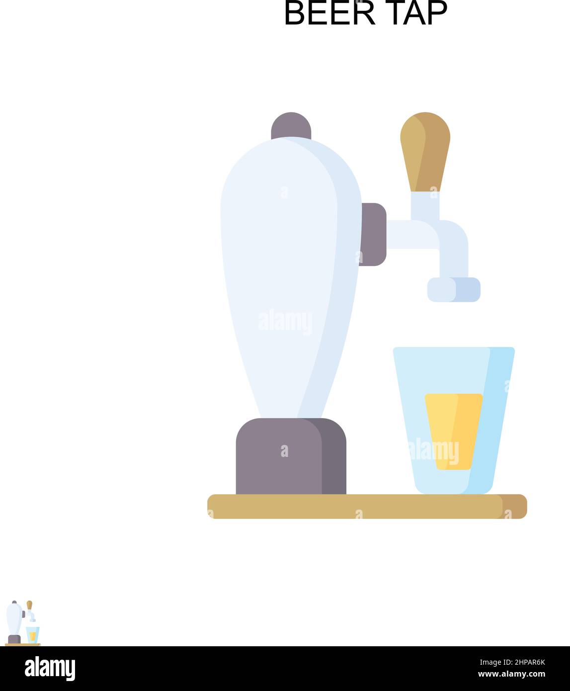 Beer pouring Stock Vector Images - Alamy