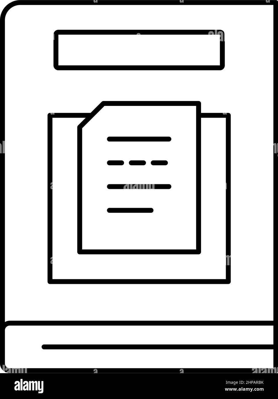 nonfiction genre line icon vector illustration Stock Vector Image & Art ...