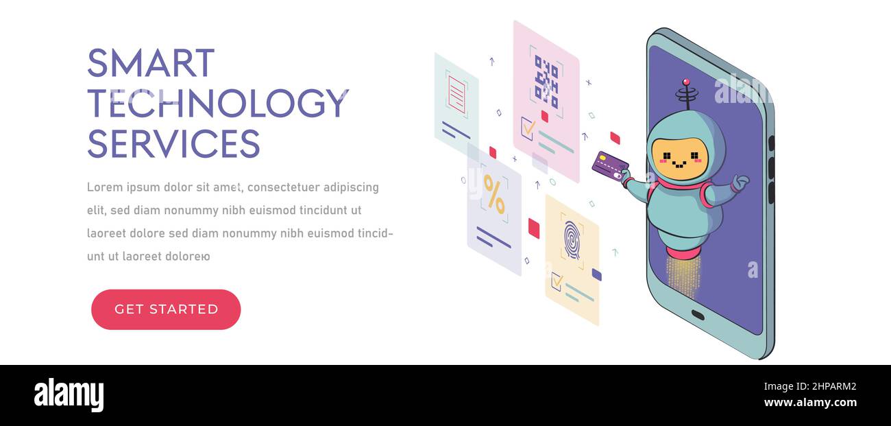 virtual assistant robot website or mobile applications. Artificial ...