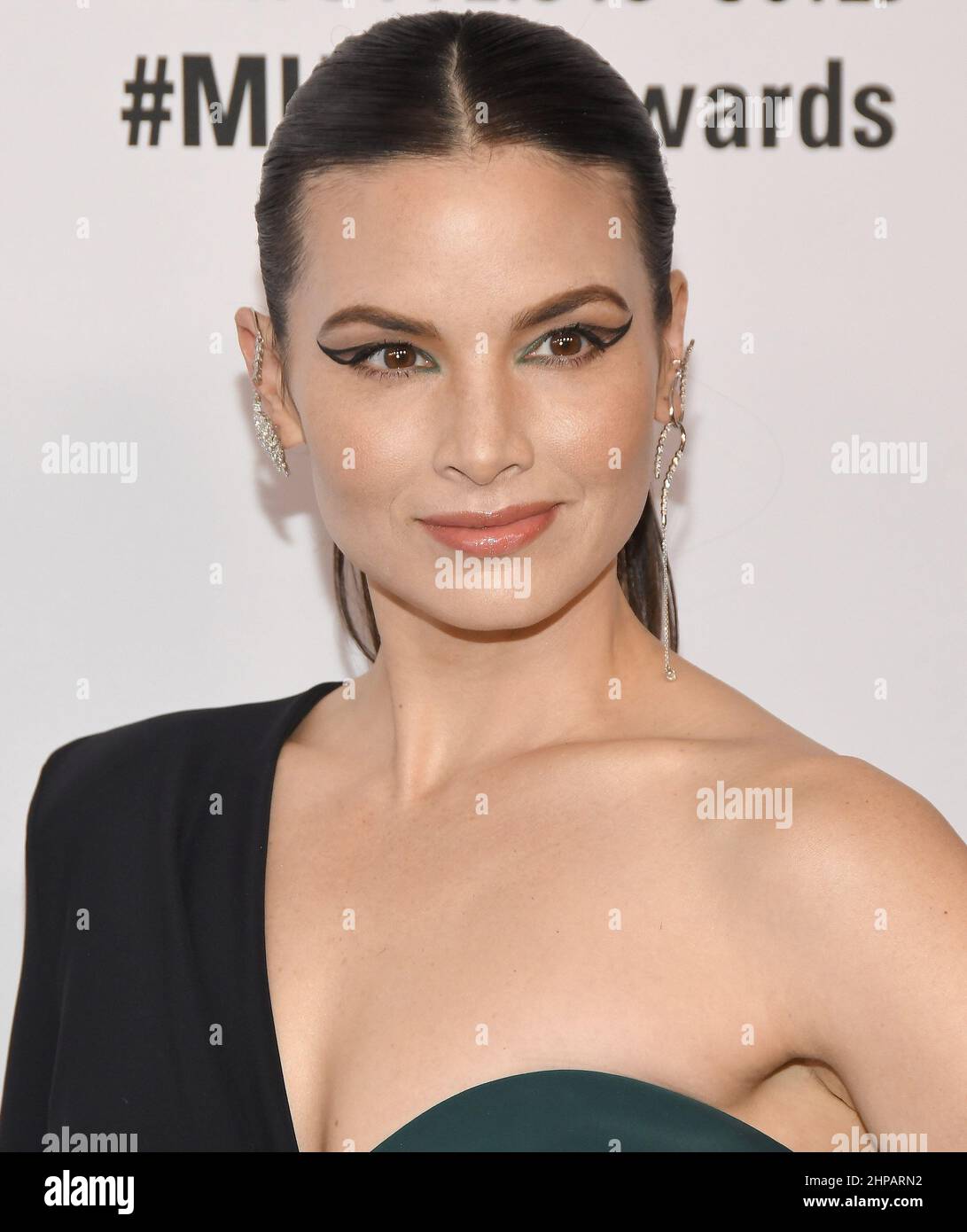 Katrina Law arrives at the 9th Annual Make-Up Artists & Hair Stylists ...