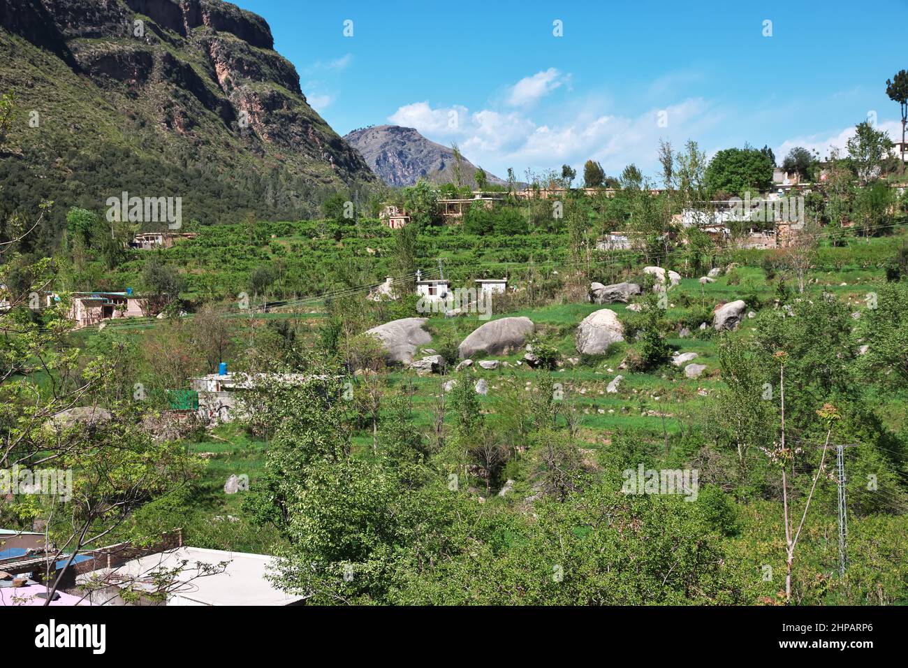 Nature close Mingora in Swat valley of Himalayas, Pakistan Stock Photo ...