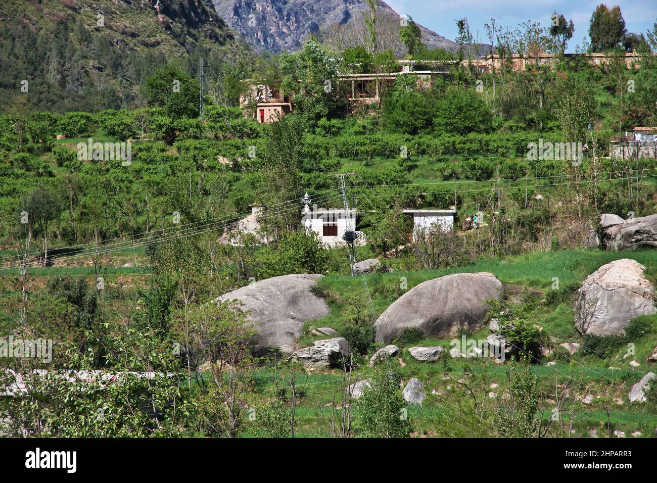 Nature close Mingora in Swat valley of Himalayas, Pakistan Stock Photo ...