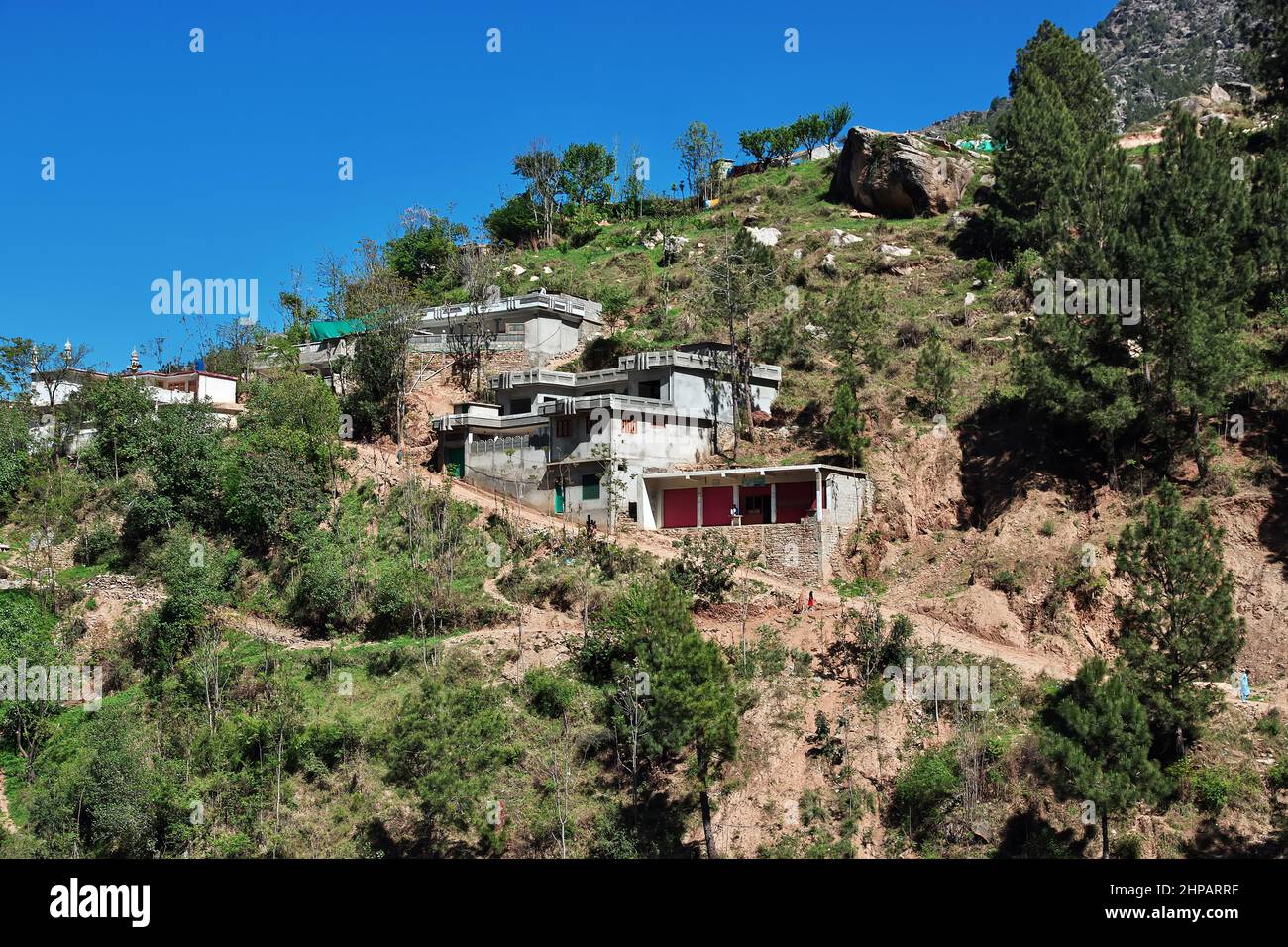 A small village close Mingora in Swat valley of Himalayas, Pakistan ...