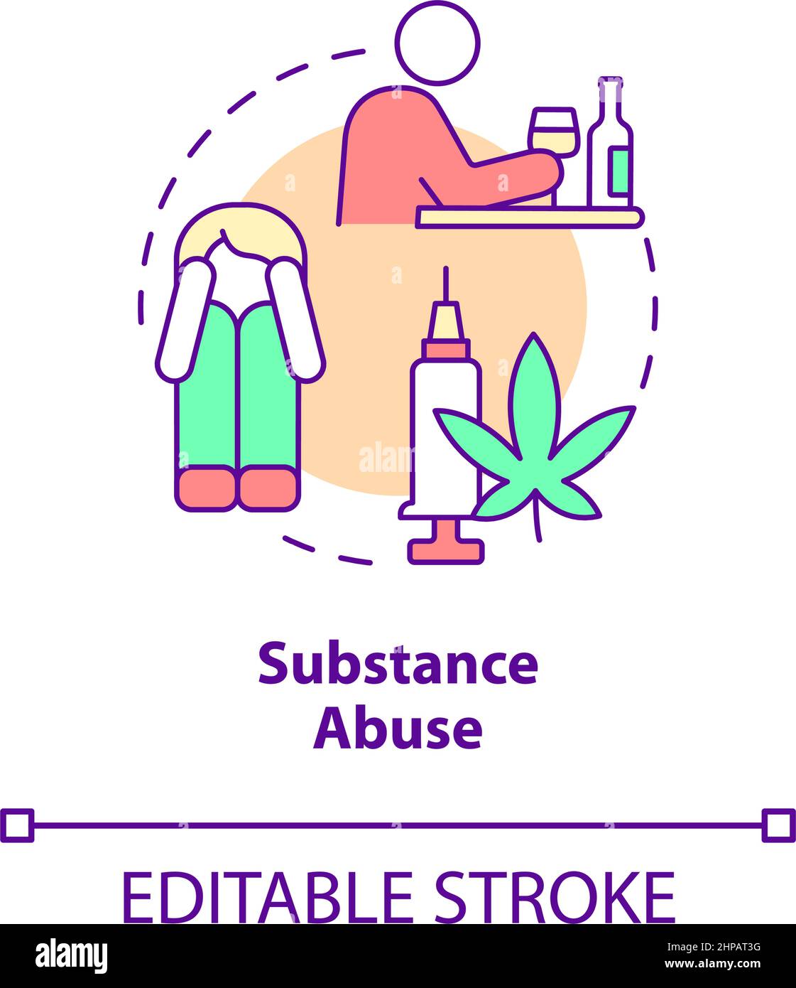Substance abuse concept icon Stock Vector Image & Art - Alamy Substance abuse concept icon Stock Vector Image & Art - Alamy