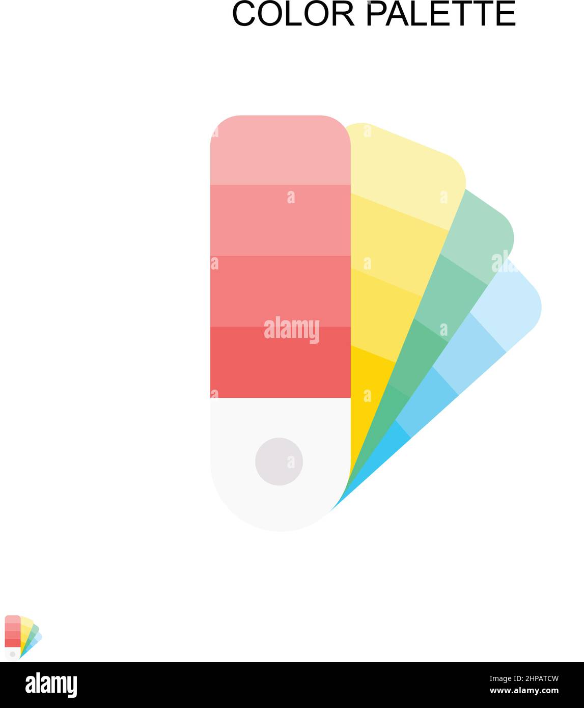 Swatch book icon Stock Vector Images - Alamy