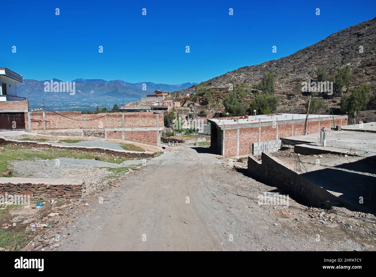 A small village close Mingora in Swat valley of Himalayas, Pakistan ...
