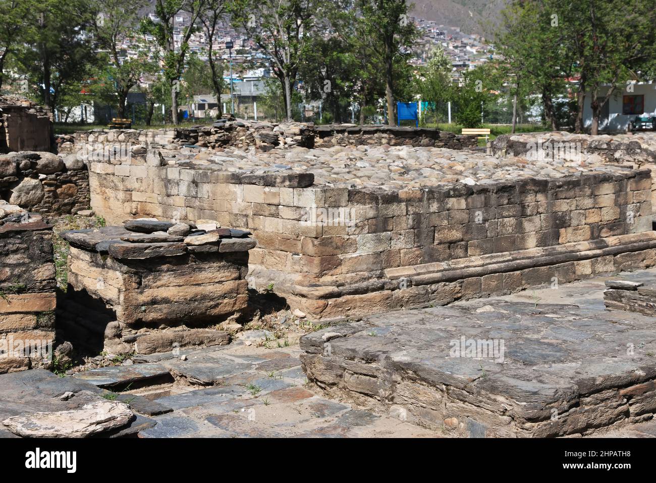 Butkara Stupa in Mingora, Swat valley of Himalayas, Pakistan Stock ...