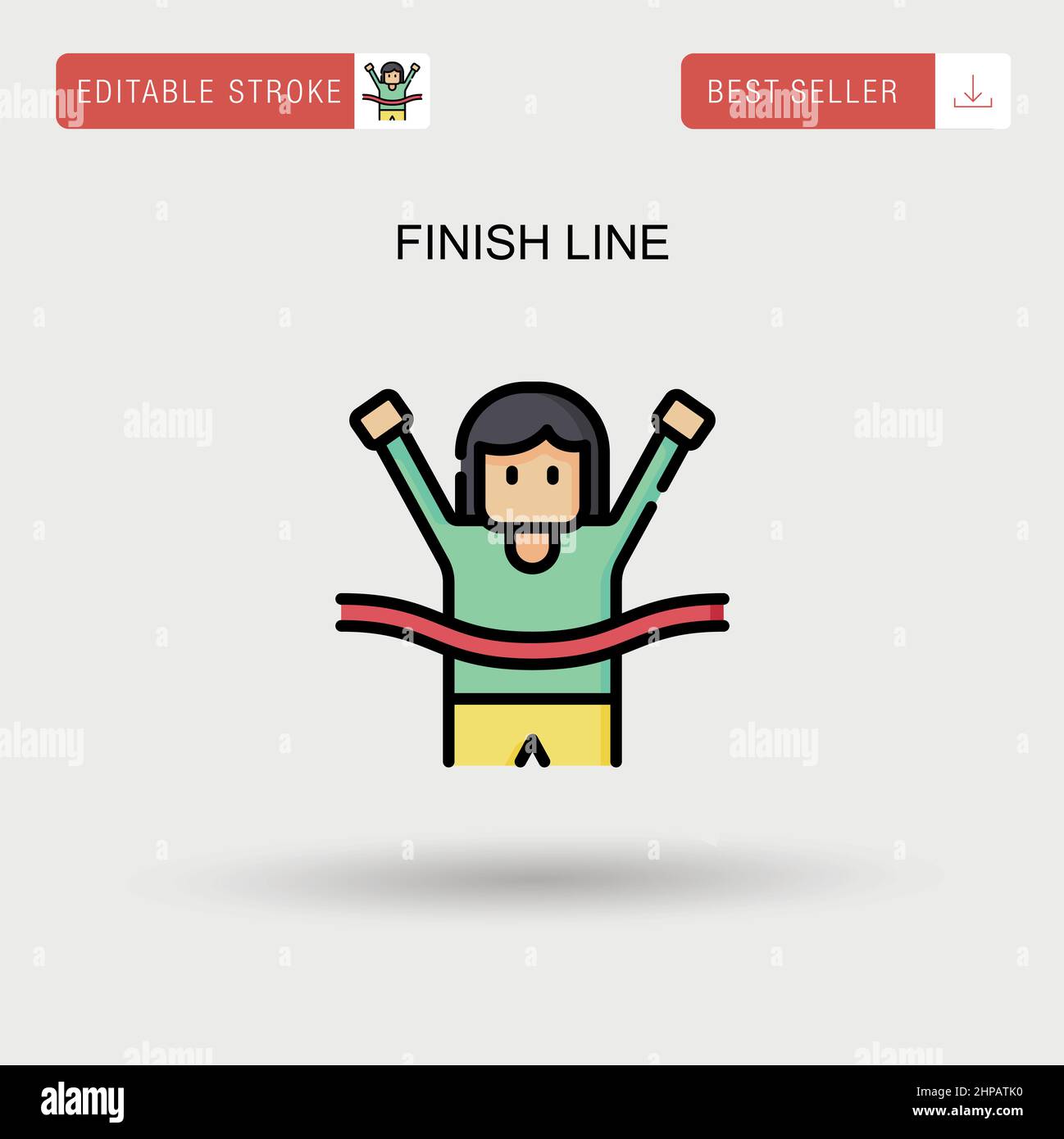 Finish line and ribbon hi-res stock photography and images - Alamy