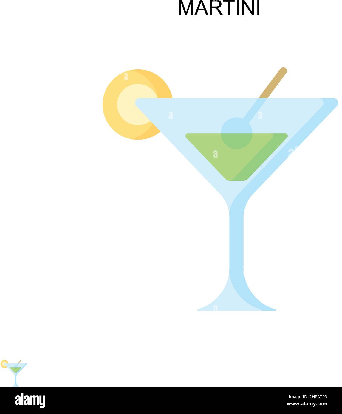 Martini glass Stock Vector Images - Alamy