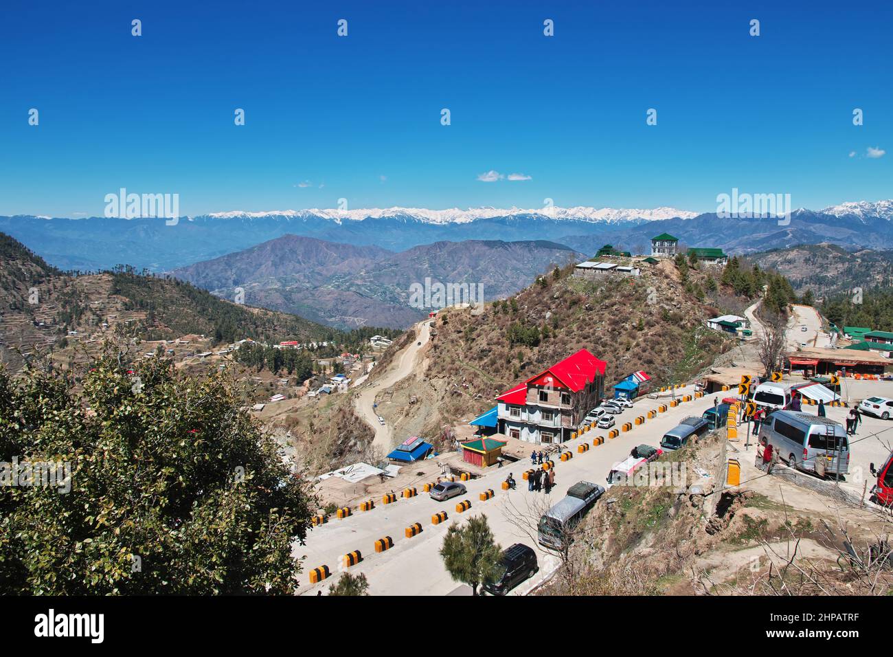 Hill Station, ski resort in Malam Jabba close Hindu Kush mountains of ...