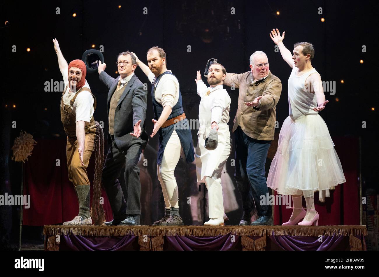 Members of Scottish Opera perform on stage during a dress rehearsal of ...
