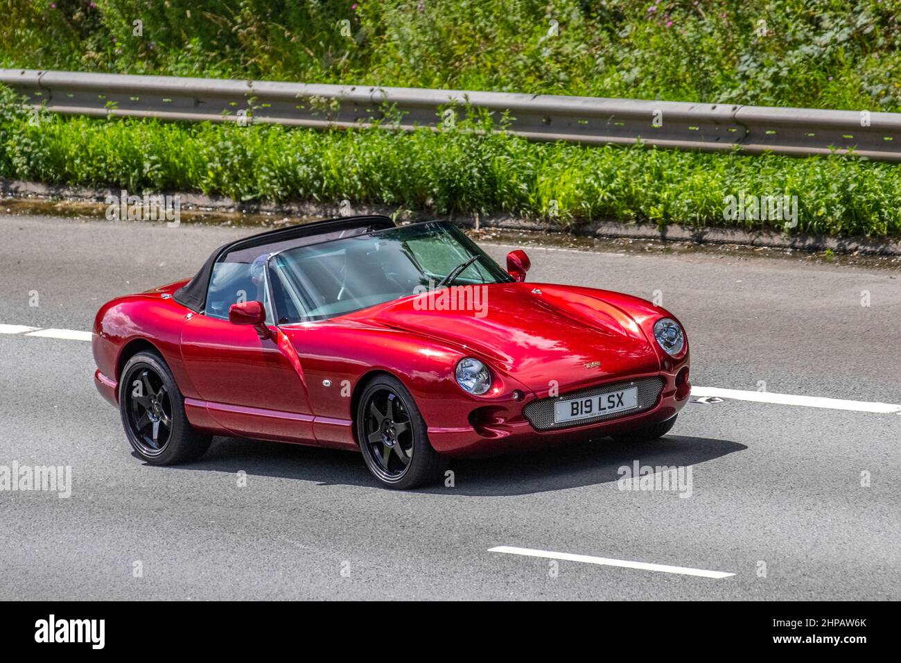 1993 90s nineties red TVR Chimaera Base 5967cc petrol 5 speed manual ...
