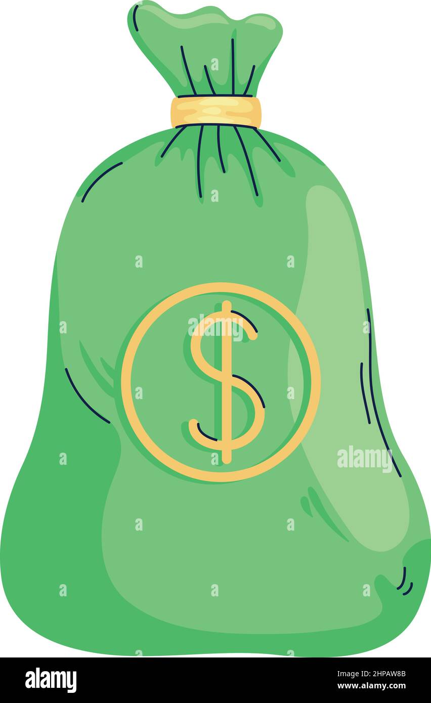 money bag with dollar symbol Stock Vector Image & Art - Alamy