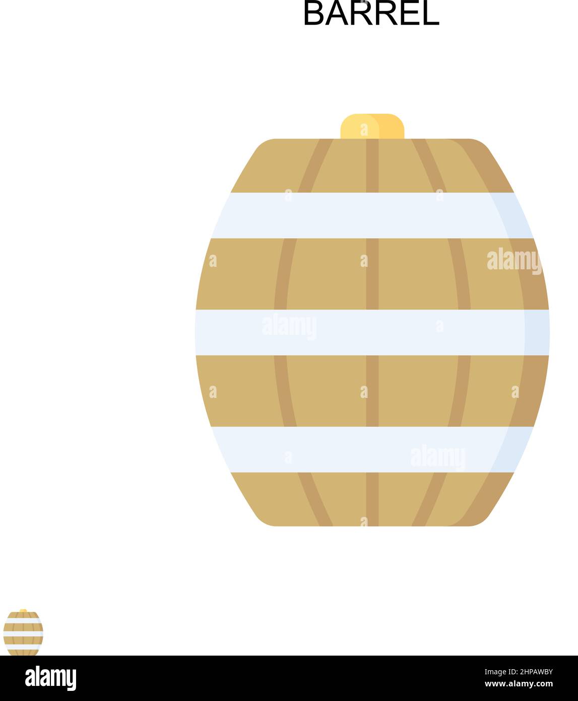 Oak barrel aging Stock Vector Images - Alamy