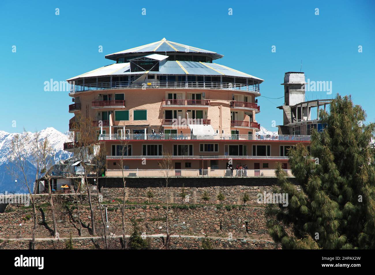 Hill Station, ski resort in Malam Jabba close Hindu Kush mountains of ...