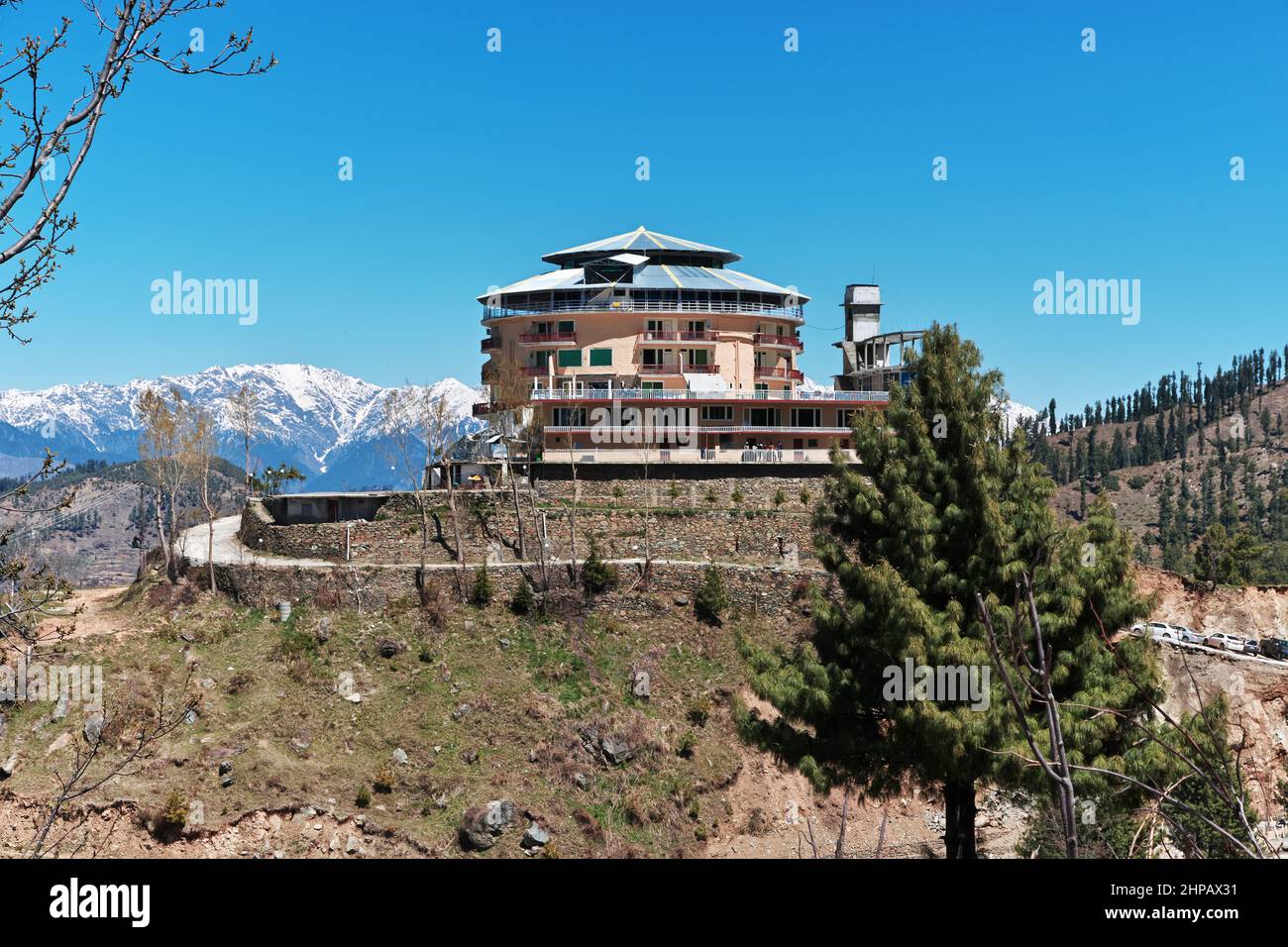 Hill Station, ski resort in Malam Jabba close Hindu Kush mountains of ...