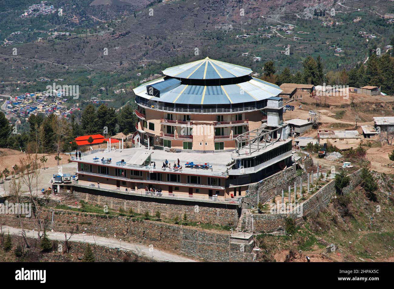 Hill Station, ski resort in Malam Jabba close Hindu Kush mountains of ...