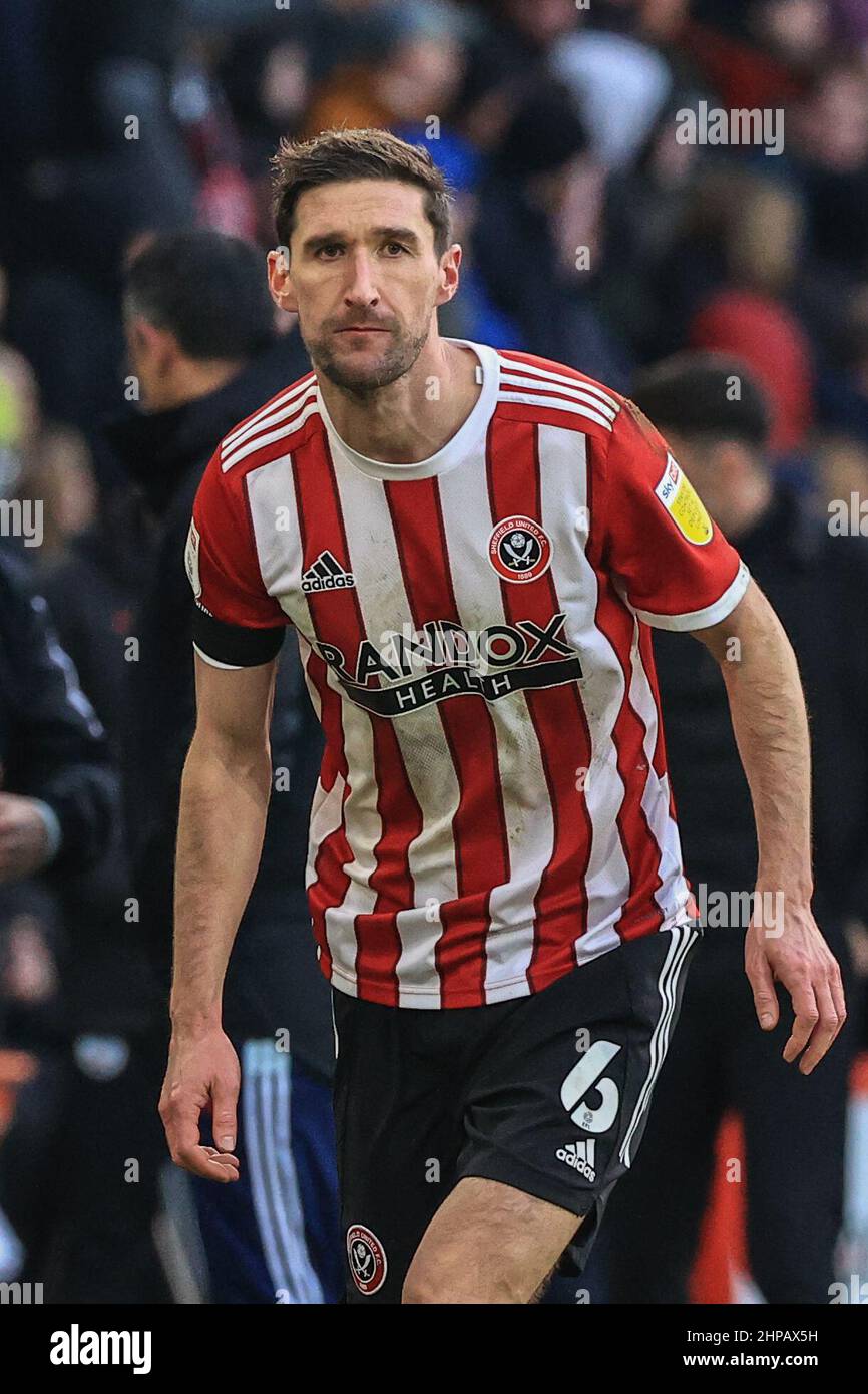 Sheffield, UK. 20th Feb, 2022. Chris Basham #6 of Sheffield United ...