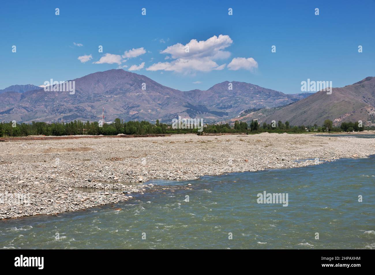 Swat river in Himalayas, Pakistan Stock Photo - Alamy