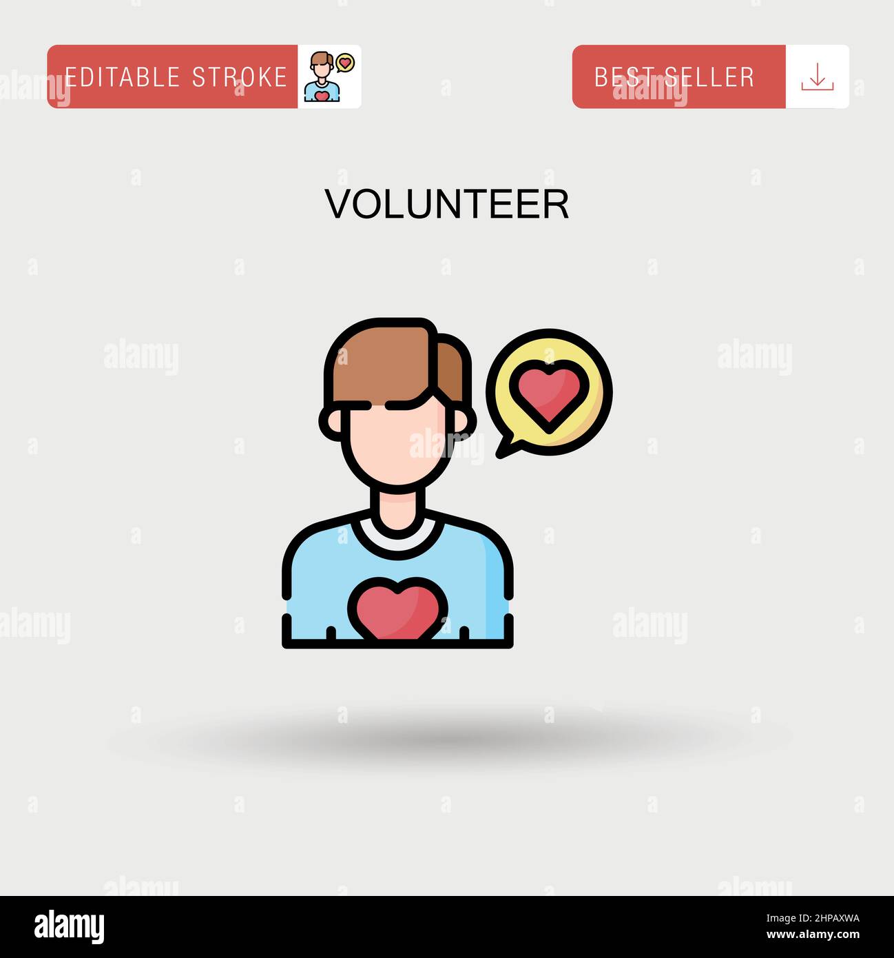 Volunteers group community Stock Vector Images - Alamy