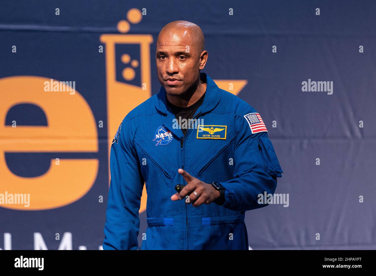 New York, New York, USA. 19th Feb, 2022. NASA astronaut Victor J ...