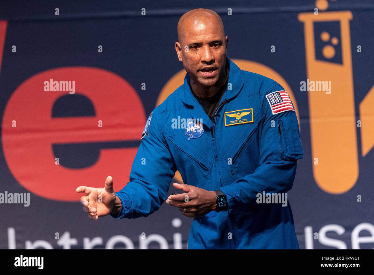 New York, New York, USA. 19th Feb, 2022. NASA astronaut Victor J ...