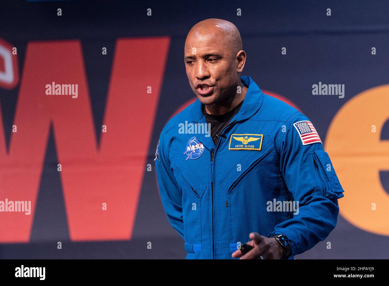 New York, New York, USA. 19th Feb, 2022. NASA astronaut Victor J ...