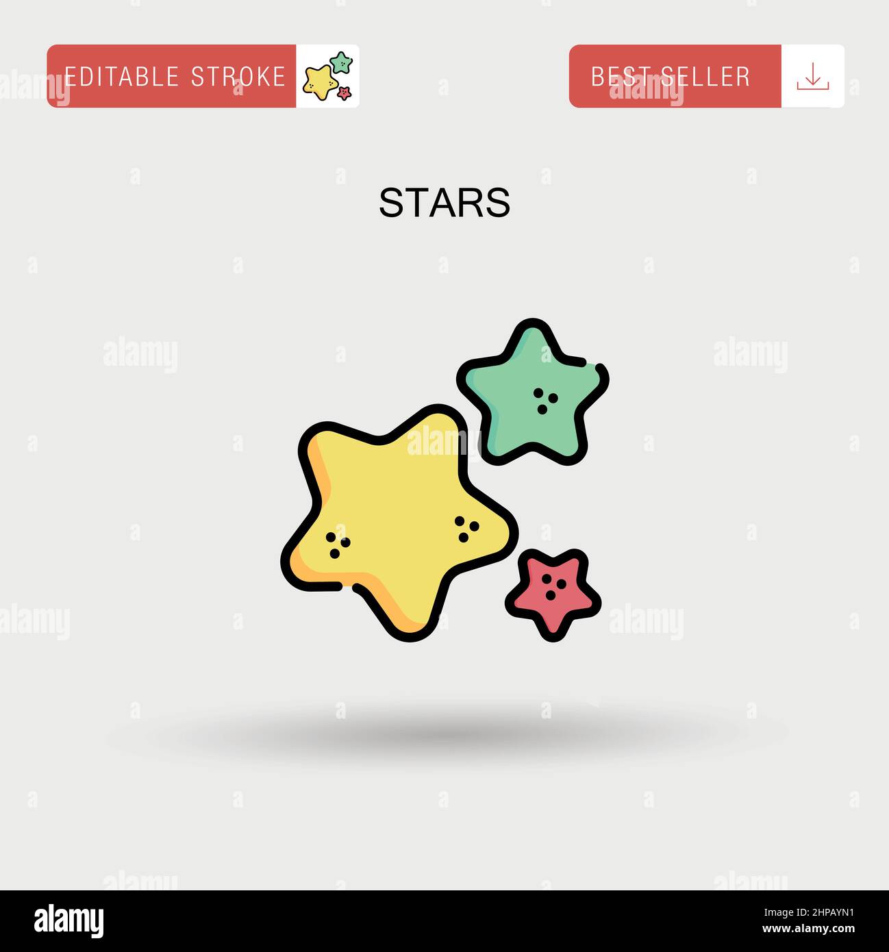 Five stars black icon Stock Vector Images - Alamy